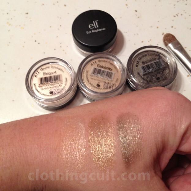 e.l.f. minerals haul - eyeshadow, lipstick, eyeliner & an assortment of ...